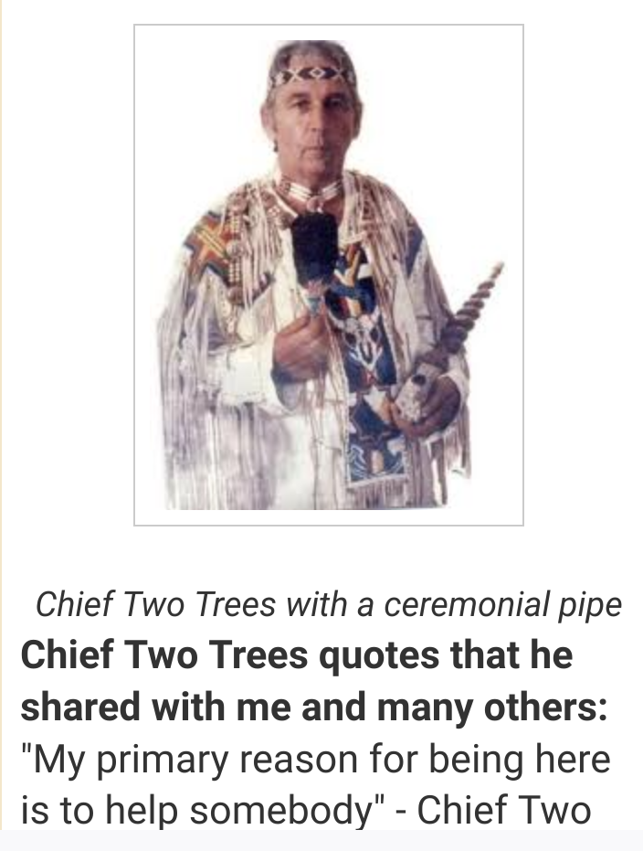 Chief Two Trees – Medicine Tribe